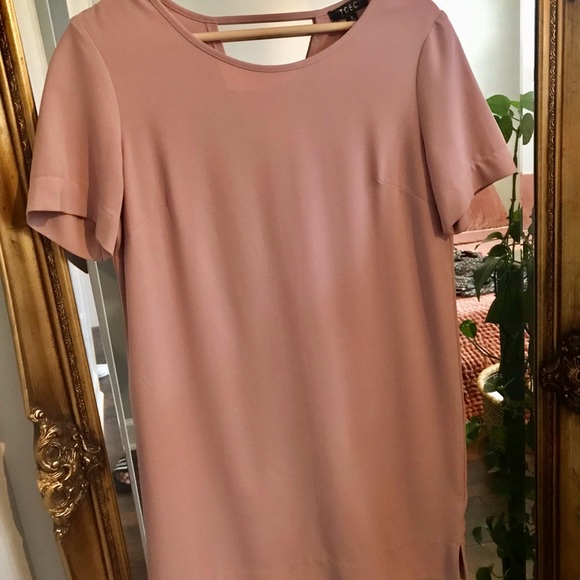 Dresses | Peachy Pink Shirt Dress | Poshmark